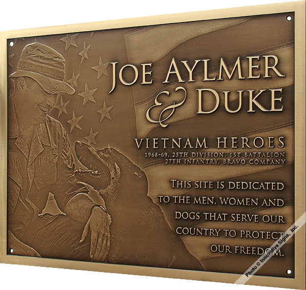 Engraved Plaques - Bronze Plaques - CNC Machined Plaques - Dedication ...